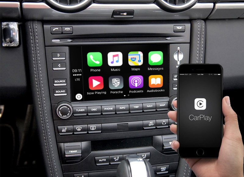 New Apple CarPlay Upgrade Android Auto Mod for Porsche PCM 3.0