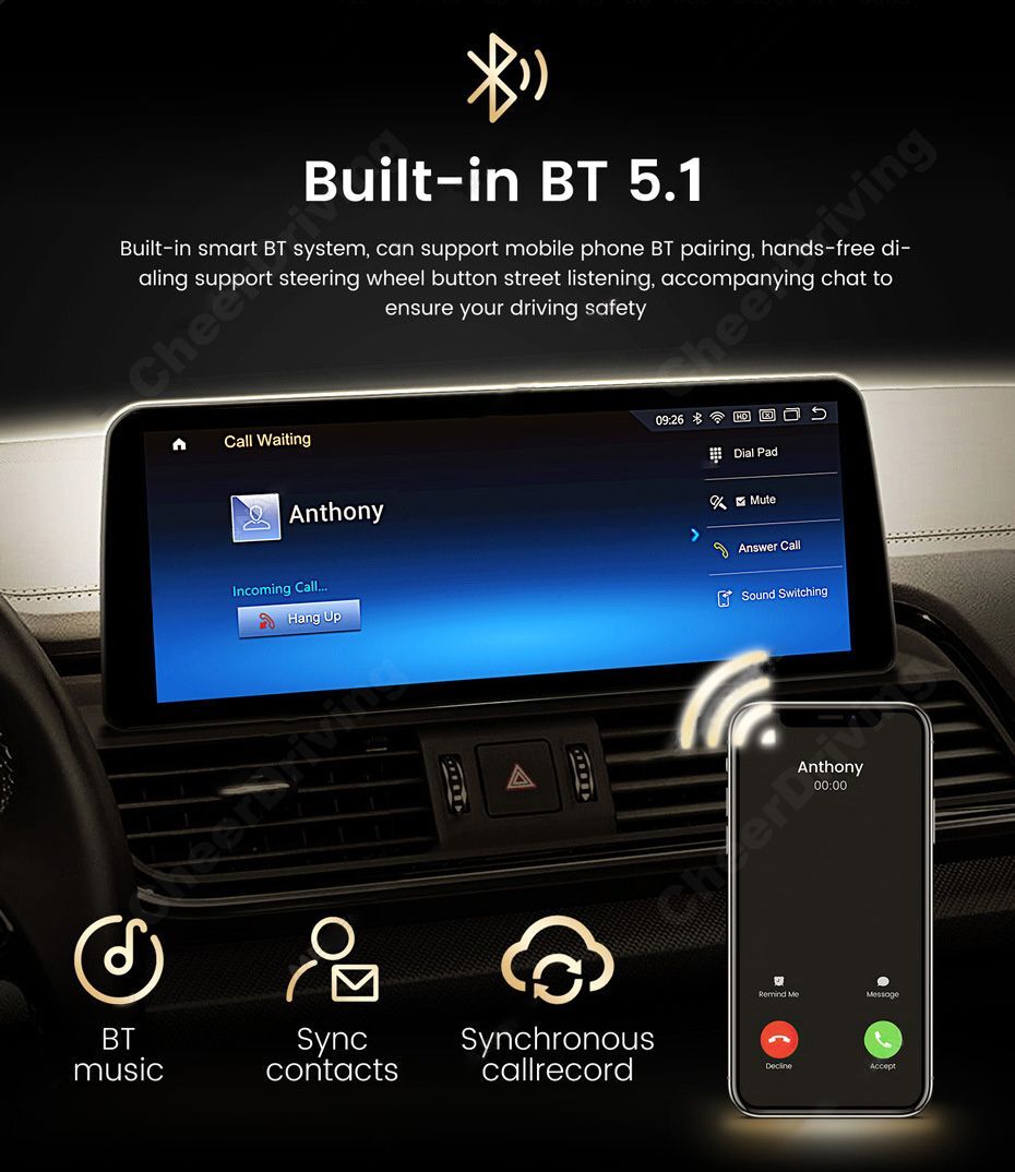 Car android screen, android touch screen car stereo, android carplay ...