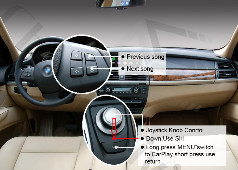 New Apple CarPlay Upgrade Android Auto Mod for BMW CCC