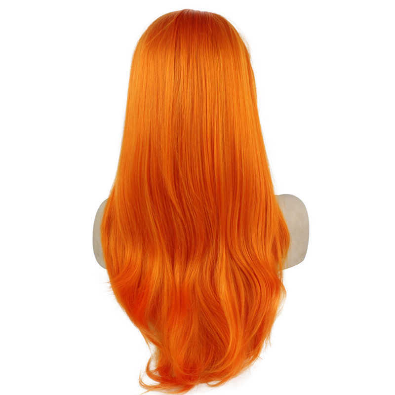 long orange wigs | orange lace front wigs