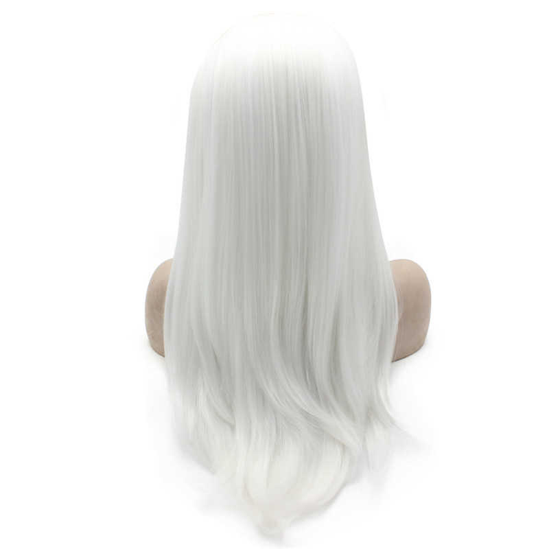 medium length wig | white cosplay wig
