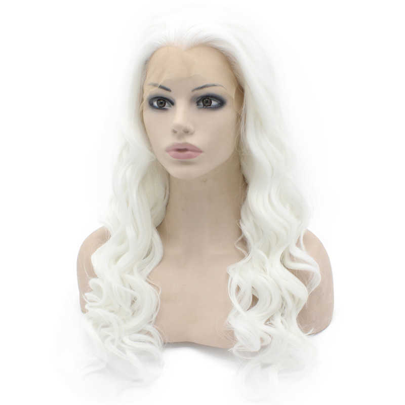 long white wig | white curly wig