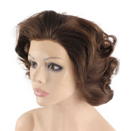 brown curly wig | curly brown wig