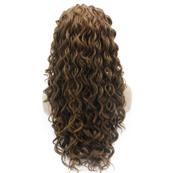 curly brown wig | light brown wig