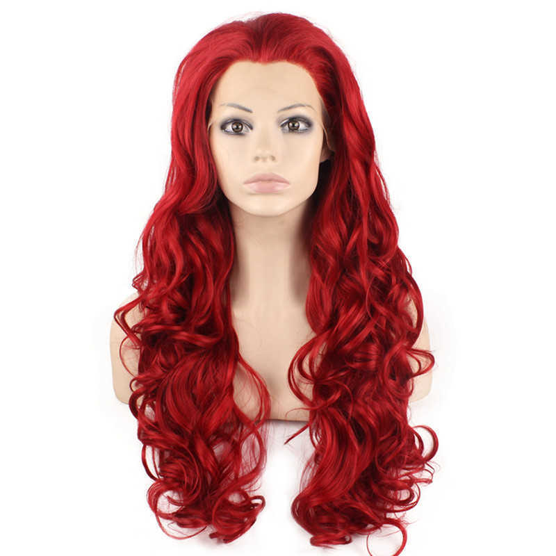 long red wig | red curly wig