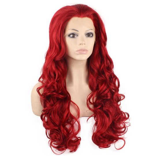 long red wig | red curly wig