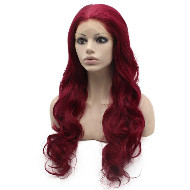 long red wig | long wavy red wig