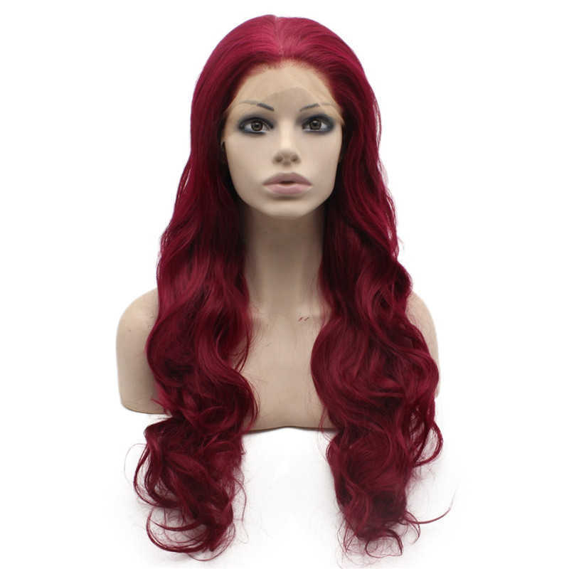 long red wig | long wavy red wig