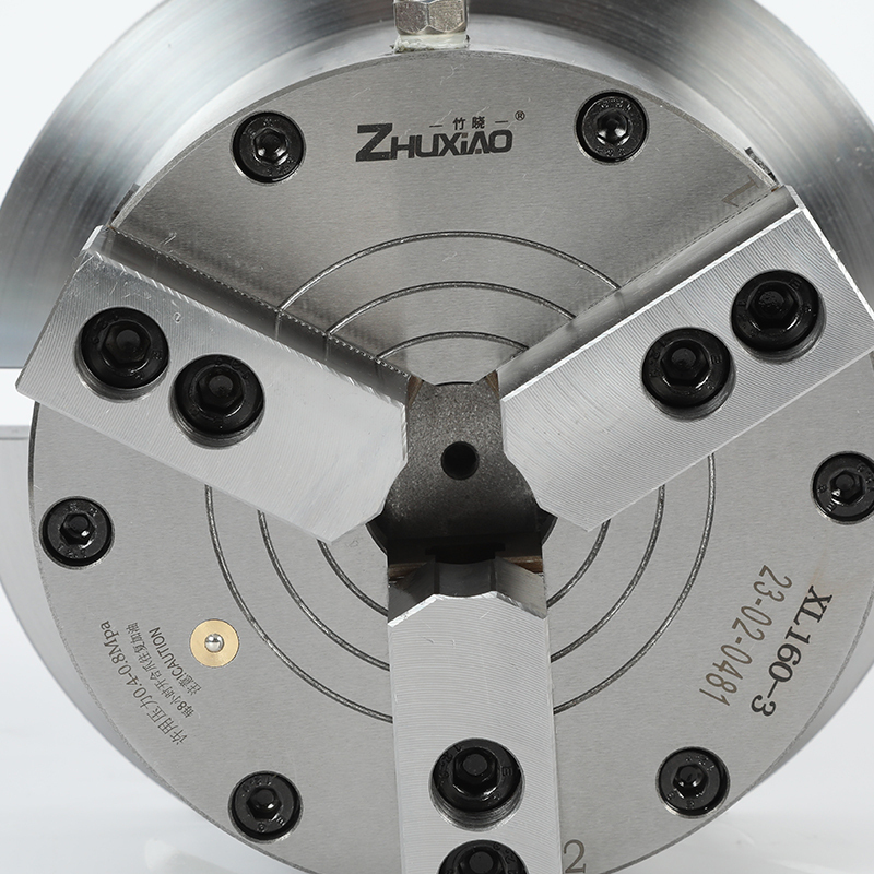 ZHUXIAO Solid 6/8/10 inch Vertical pneumatic chuck solid 3 Jaw air ...