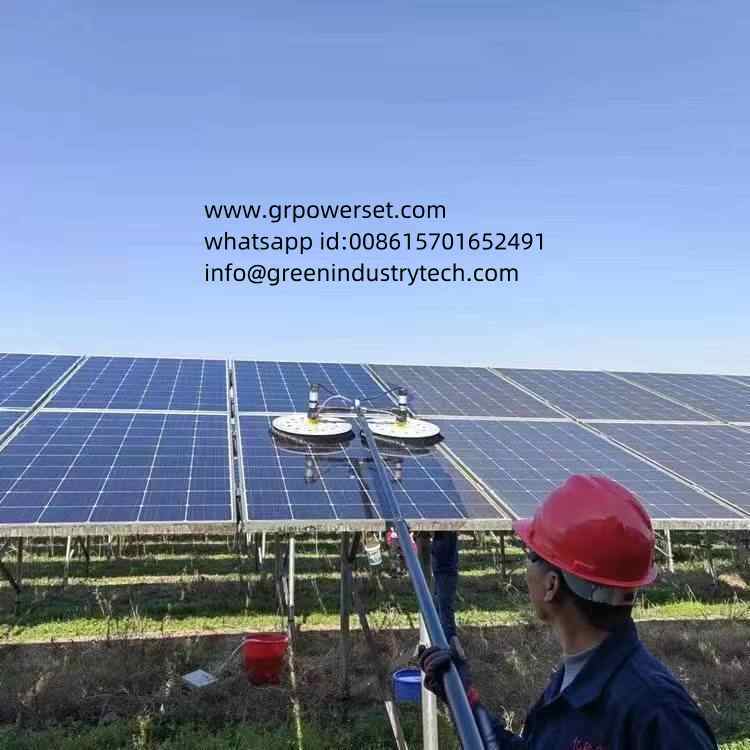 Lithium Motor solar panel Washing cleaner machine high quality and ...