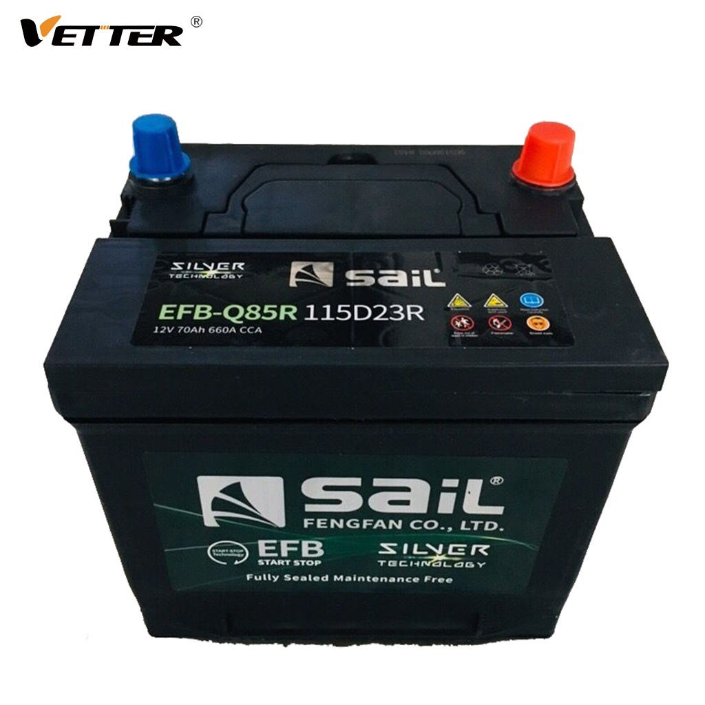 SAIL Series EFB Deep Cycle 12V 70Ah Q85 / 115D23L (Asian - Made Vehicles)