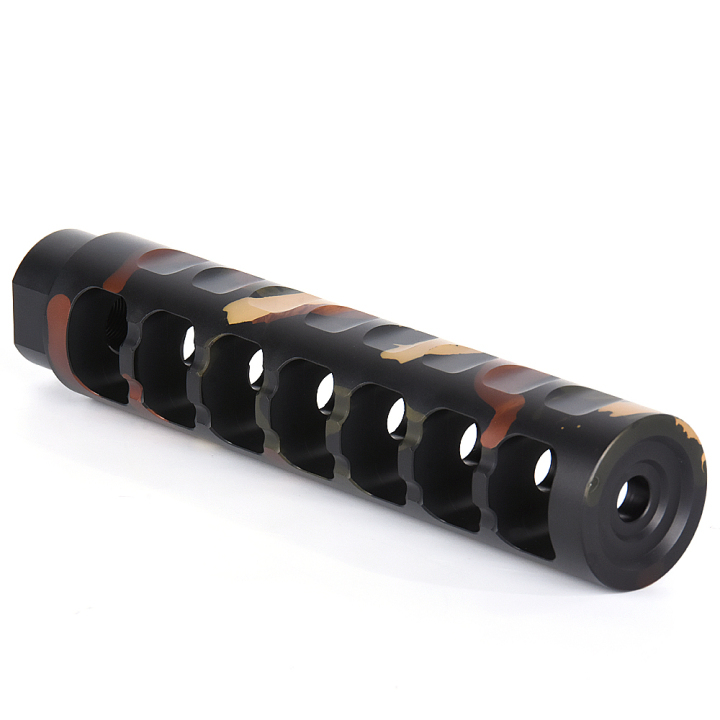 Camo 7075 Aluminium Muzzle Brake 6 Inch Lenght .223 5.56mm 1/2x28 TPI 1 ...