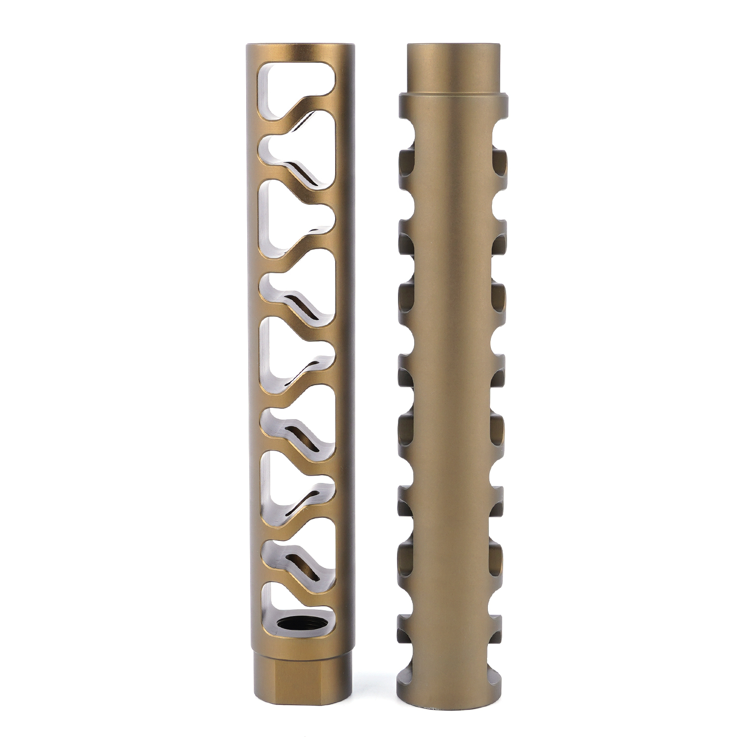7075 Aluminium Muzzle Brake .22/.223/556 1/2x28 Threaded Muzzle Device ...