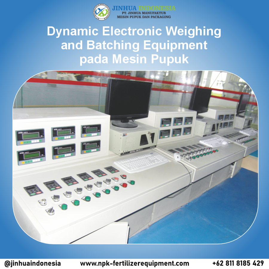 Dynamic Electronic Weighing and Batching Equipment pada Mesin Pupuk NPK