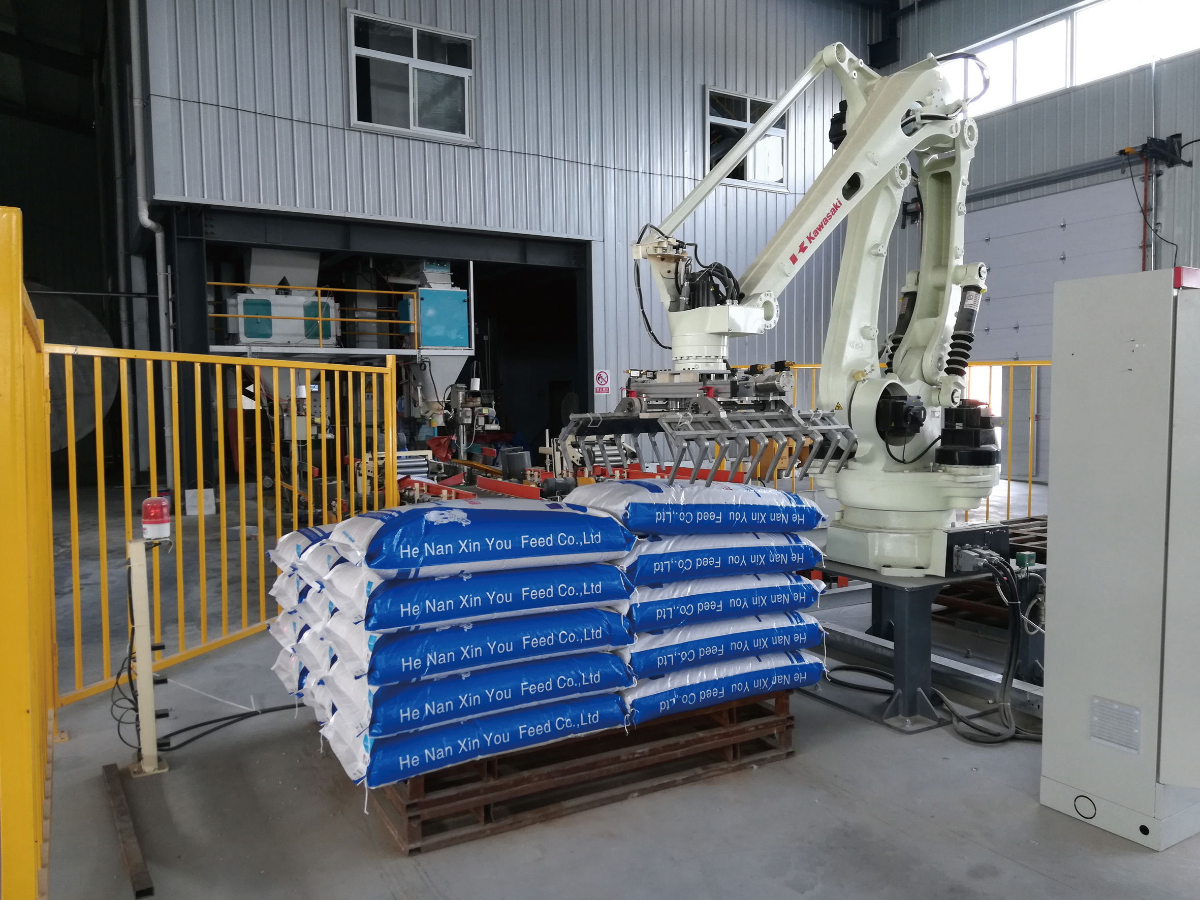 Mesin Penyusunan/Palletizing Mesin Penyusunan level tinggi