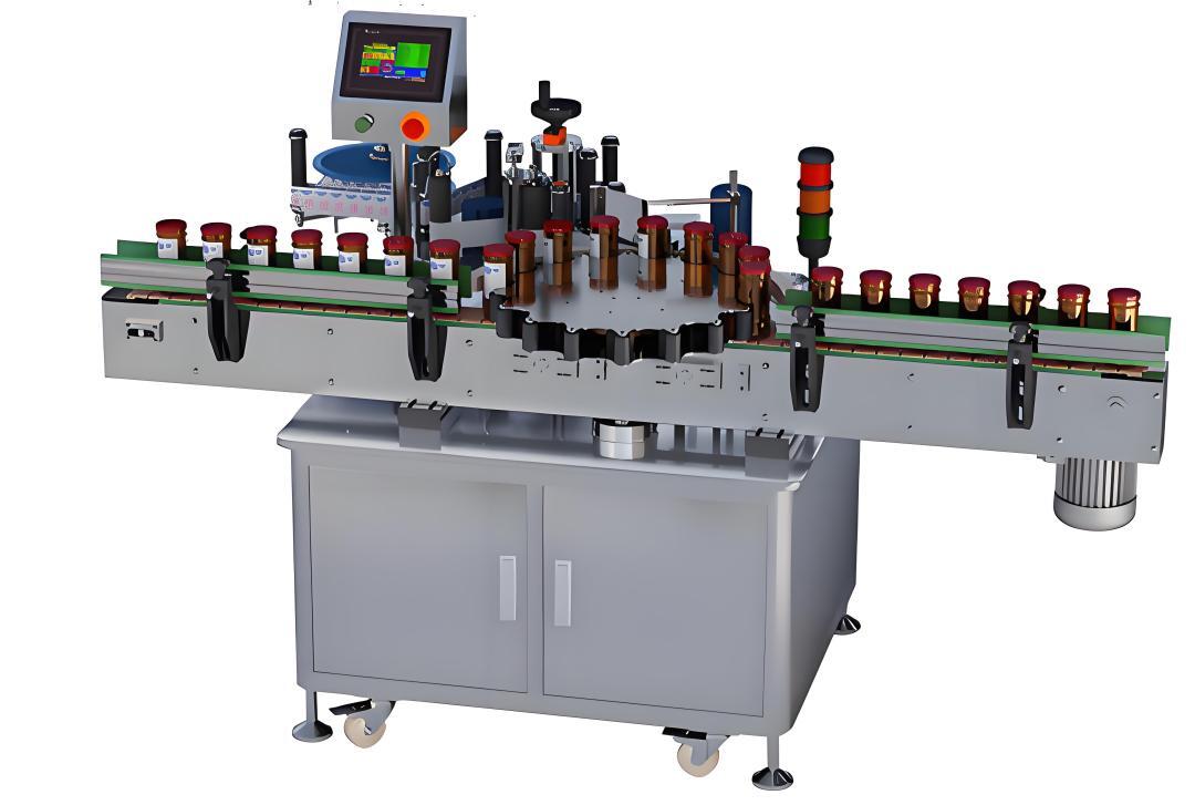 High-speed Round Bottle Sticker Labeling Machine