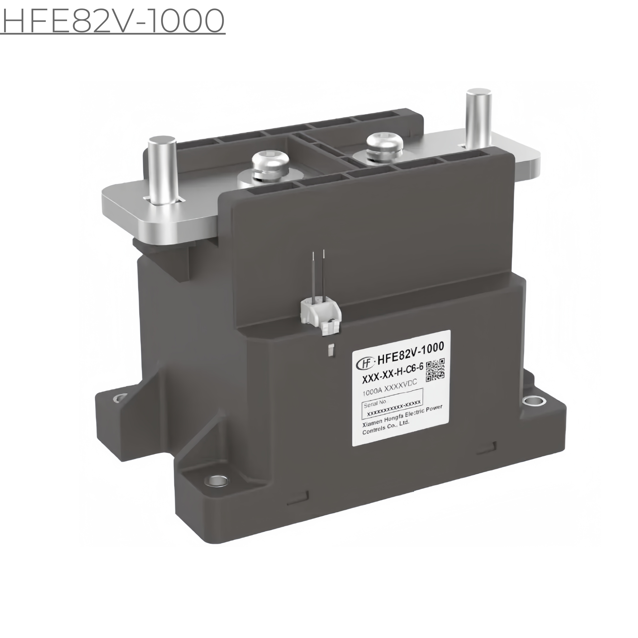 HFE82V-1000 HONGFA High voltage DC Contactor 1000V 1200V 1000A 12V DC ...