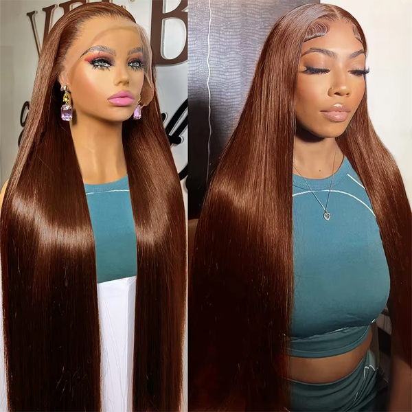 Carina Short Bob Straight 5x5 HD Lace Closure 250% Full Thick Blunt Cut ...