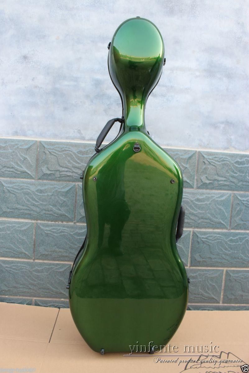 green cello case