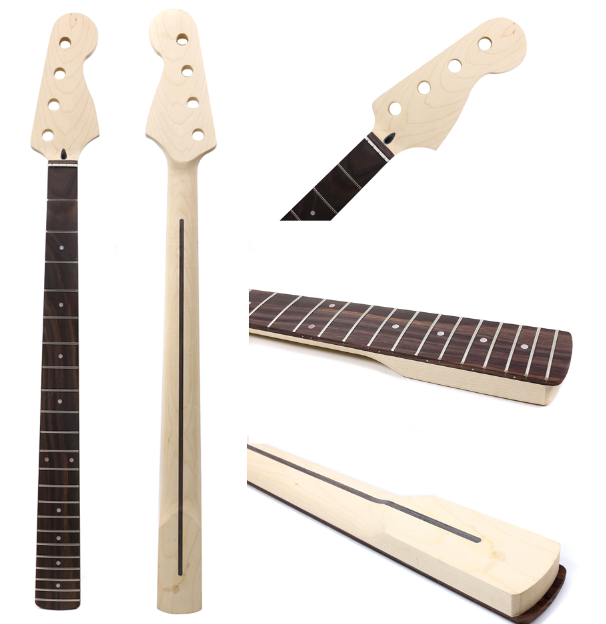 Baritone Guitar Neck Yinente Maple Guitar Neck 22 Fret 24 Inch Scale ...