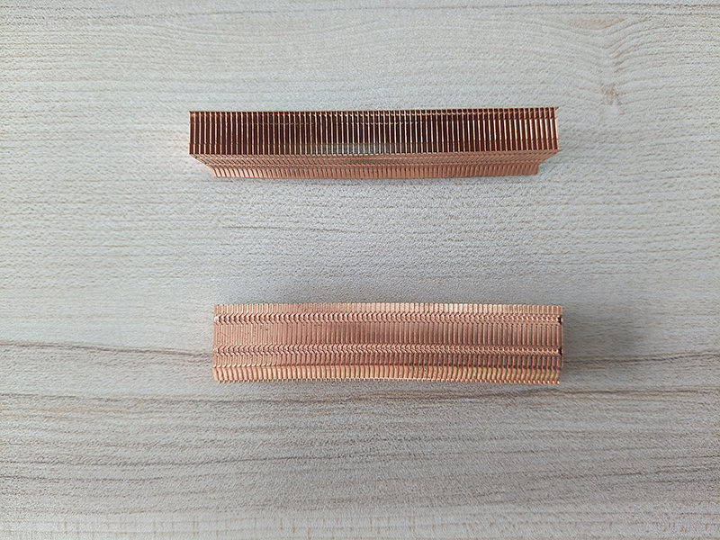 Manufacturer of Copper Zipper Fins For Heatpipe Heatsinks
