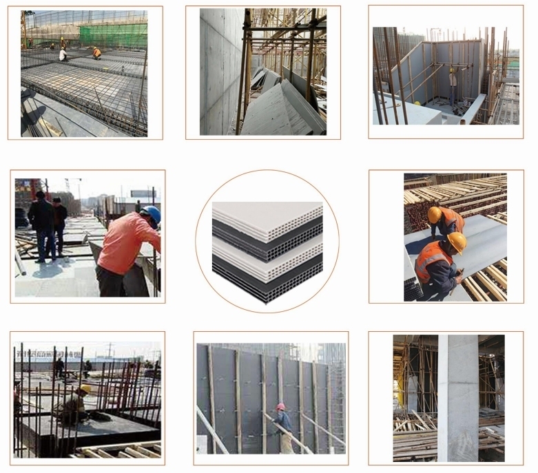 PP hollow construction formwork machine