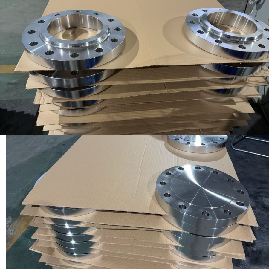 BLIND RF FLANGE MAKING ON THE LINE