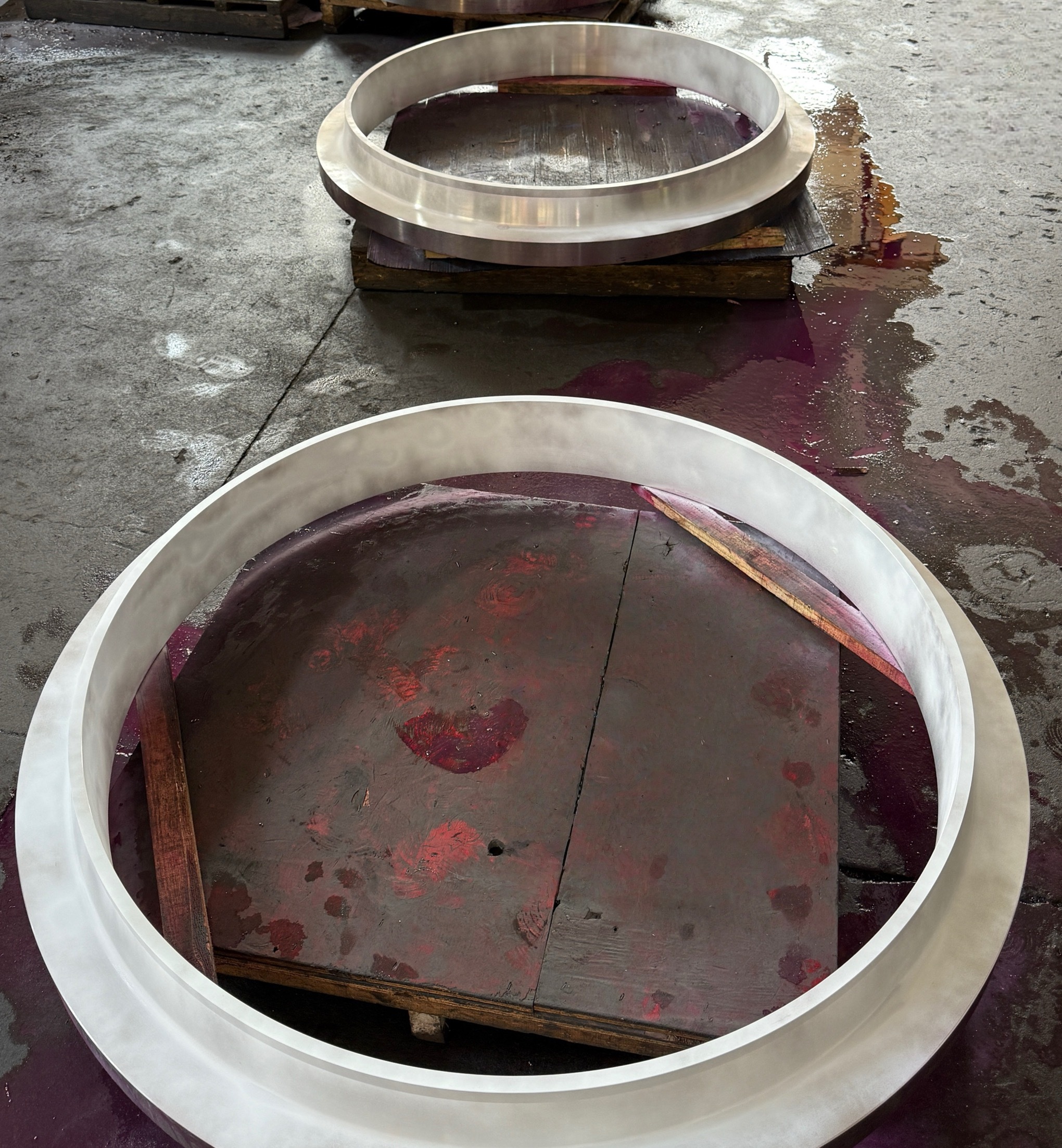 42" 150LB T=14.7 N08904/904L/F904L PT Inspection