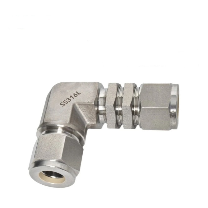 Stainless steel right-angle ferrule-through plate connection: A precise ...