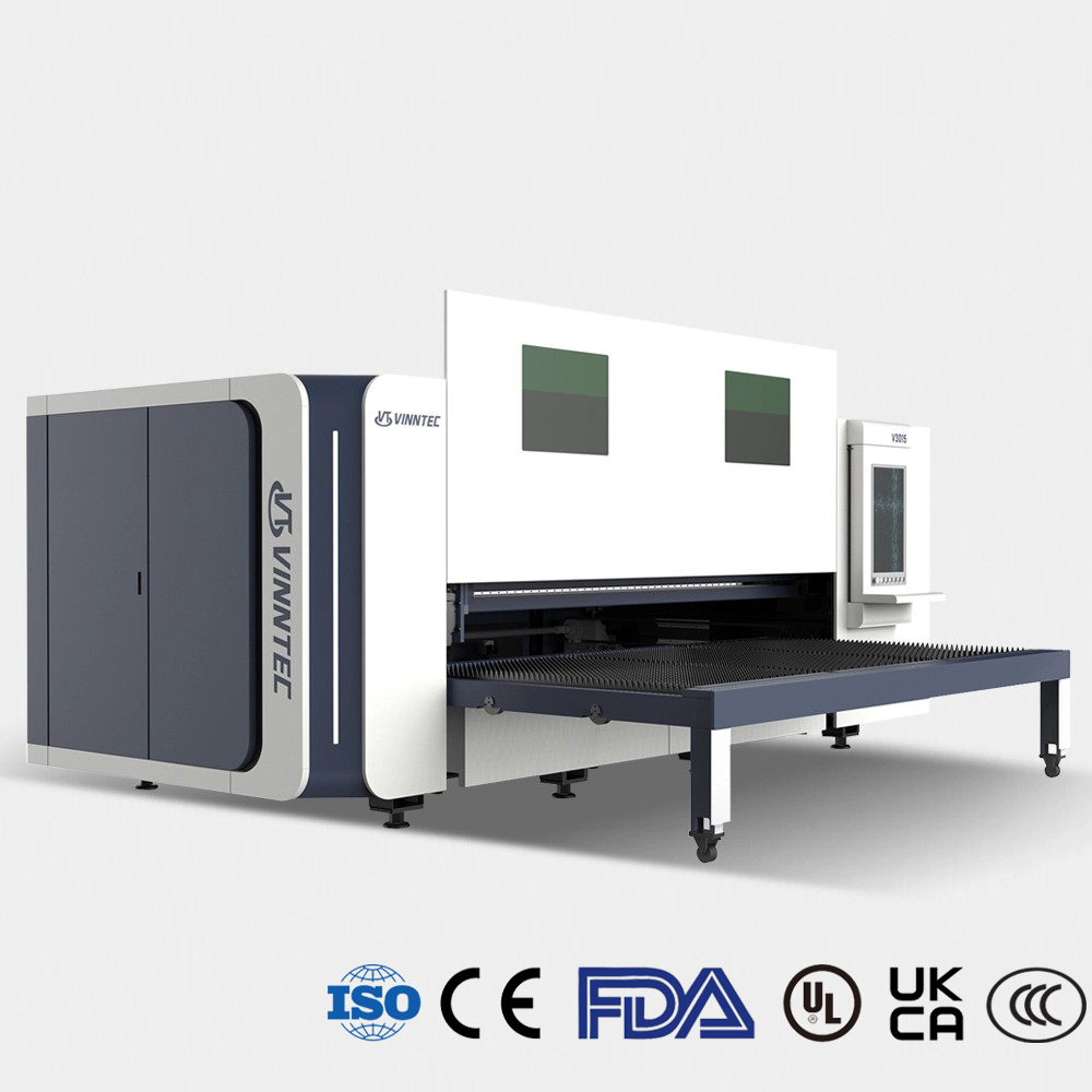 Buy V3015 SERIES Compact Fiber Laser Sheet Cutting Machine With Cover ...