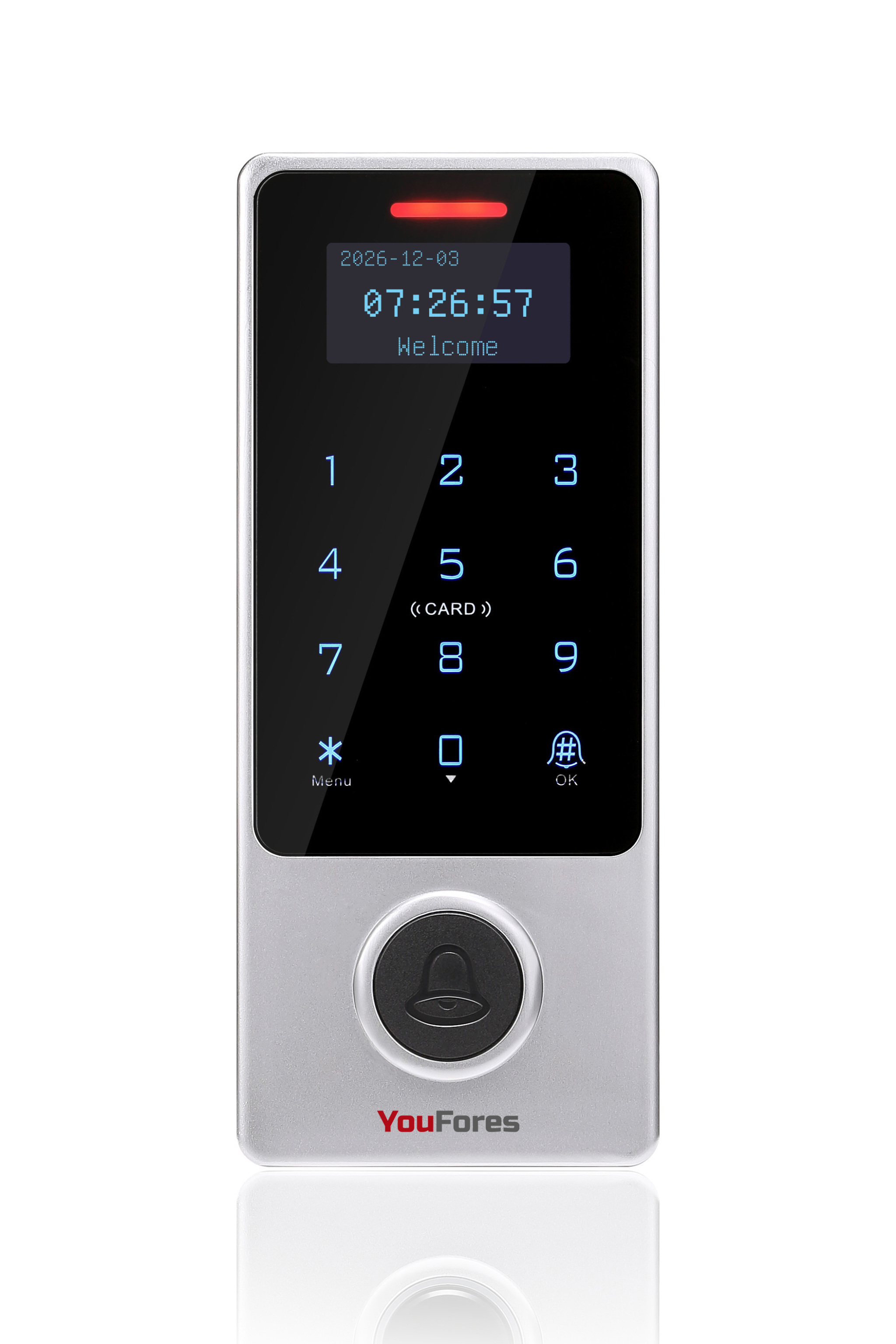 WiFi Touch Access Control Keypad with OLED Screen WMK31-WF -youfores.com