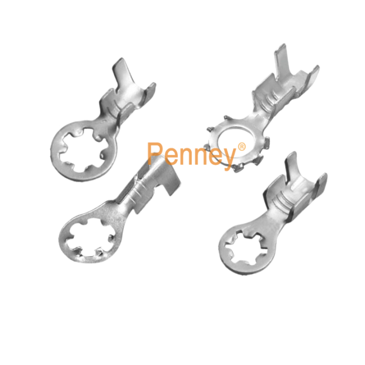 OEM Non-slip grounding gear O-type wire ear plum blossom ring R-type ...