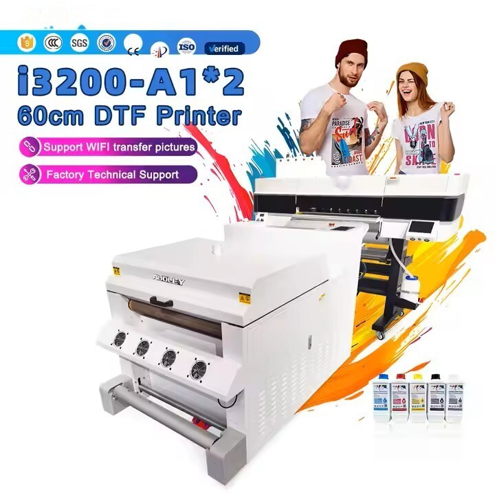 60cm Dual I3200 DTF Printer – Industrial Large Format Heat Transfer ...