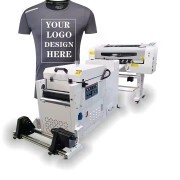 A3 Roll-to-Roll DTF Printer – 300mm Desktop Automatic Film Transfer Printing Machine with ...