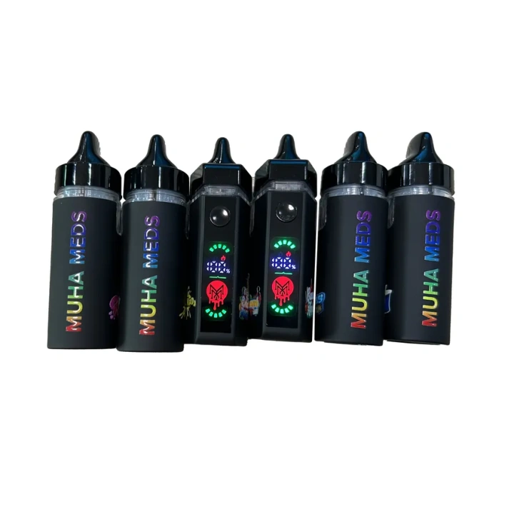 Muha Meds Dual Chamber Disposable Empty Bulk Postless Vape Pens USA ...