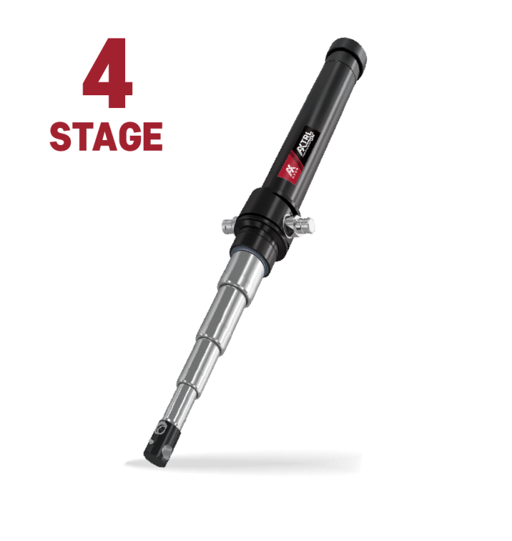 4 Stage, 7 Ton Of 108" Stroke Telescopic Cylinder TC7T-108-4S-AXON