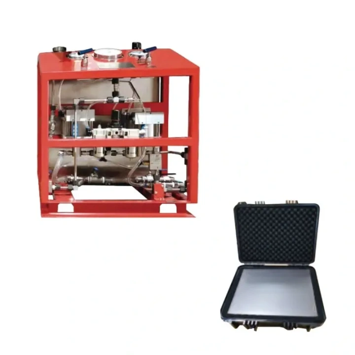 Penumatic Hydro Test Unit with Laptop Recorder System for Accurate ...
