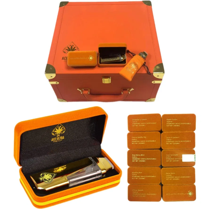 Ace Ultra Premium Orange 1G 2G Disposable Empty Gold Velvet Vape USA UK ...