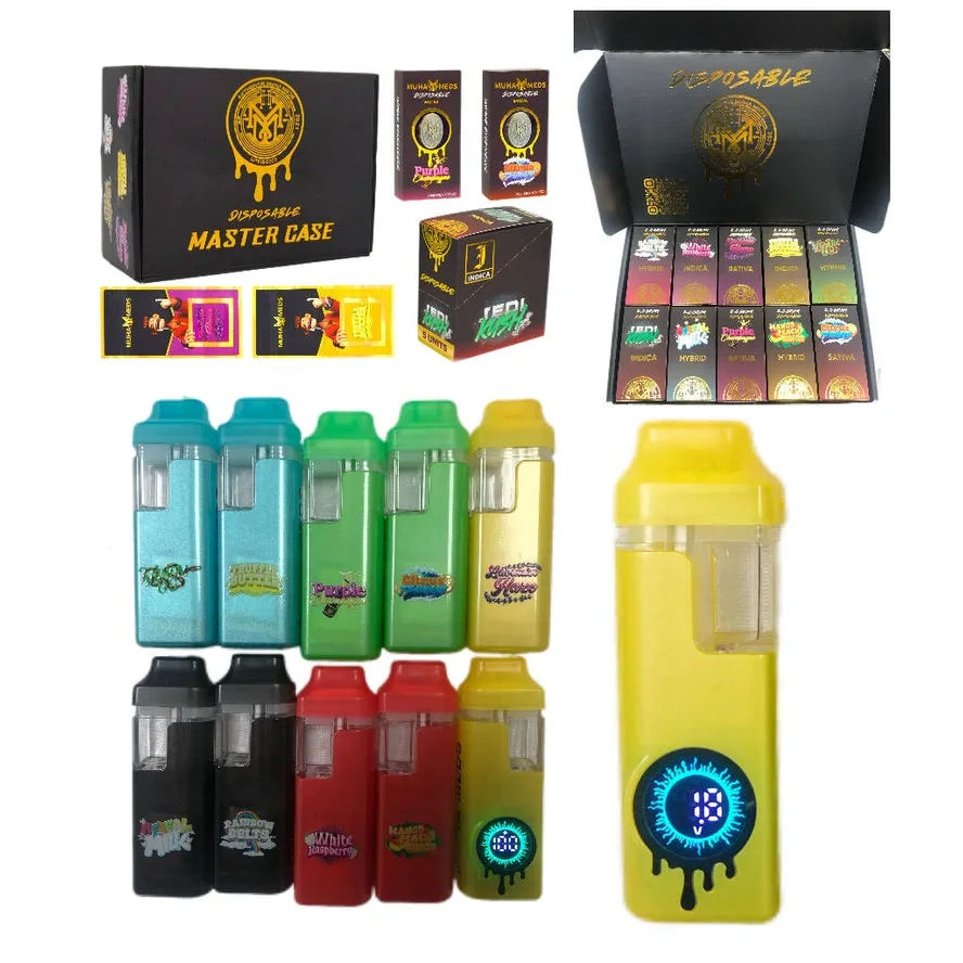 Muha Meds LED Screen 2G Disposable Postless Empty Bulk 10 Flavors Vape ...