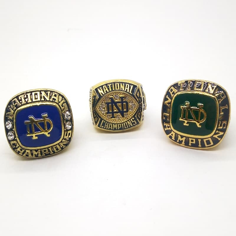 1973-1977-1988 Notre Dame Fighting Irish National world series ...