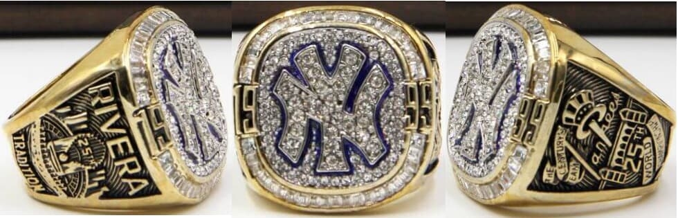 1999 New York Yankees World CHAMPIONSHIP RING