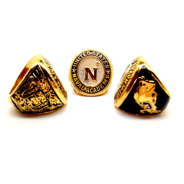 United States Naval Academy Ring Gold CHAMPIONSHIP RING