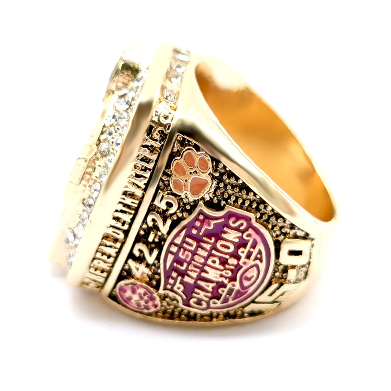 2019 LSU Tigers NCAA Football Championship Ring- Ring number -845