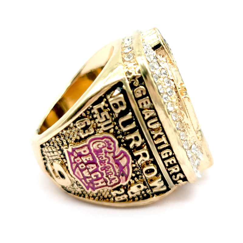 2019 LSU Tigers NCAA Football Championship Ring- Ring number -845
