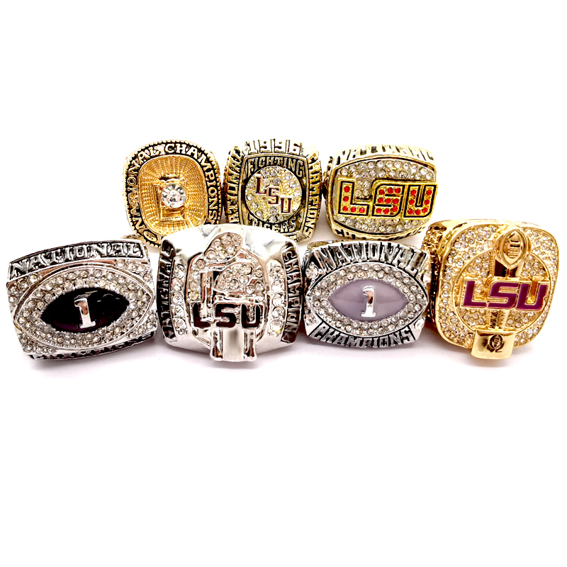 1958-1996-2003-2004-2007-2008-2019 LSU Tigers CHAMPIONSHIP RING ...