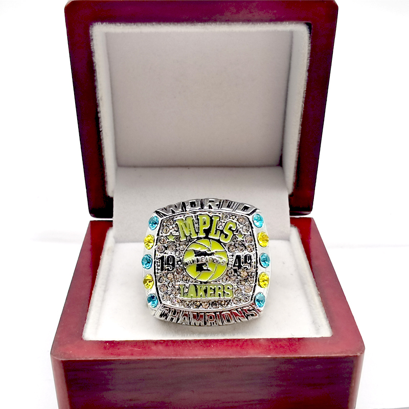 1949 Minneapolis Lakers BAA Basketball Champs replica championship ring