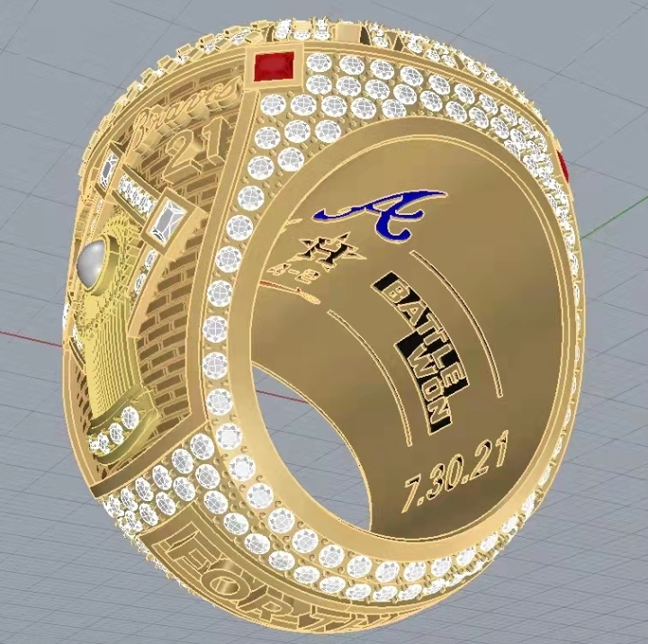 2021 Atlanta braves ring