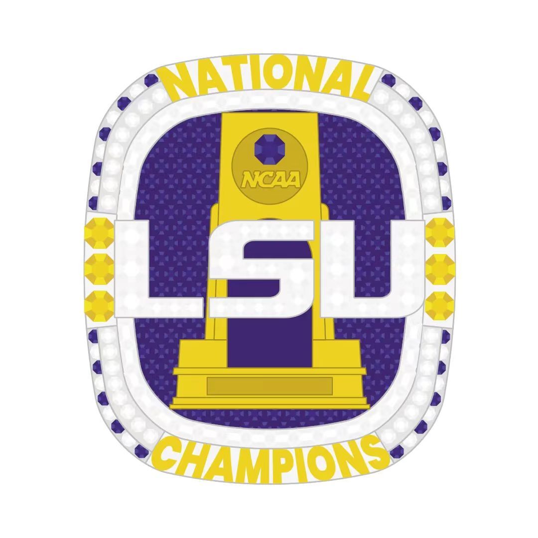 2023 LSU Tigers NCAA Football Champs ring