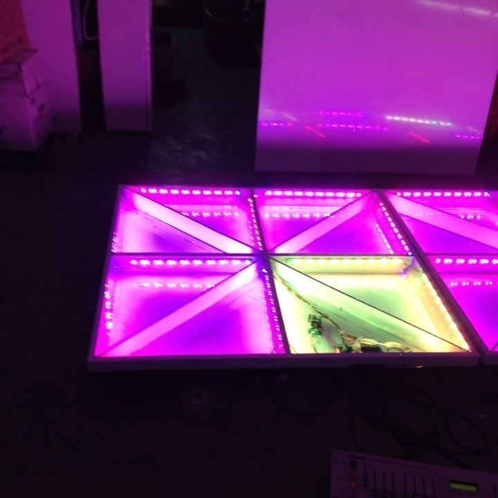Portable Dmx Flashing Wedding Platform Stage Acrylic Stage Platform 1X1M