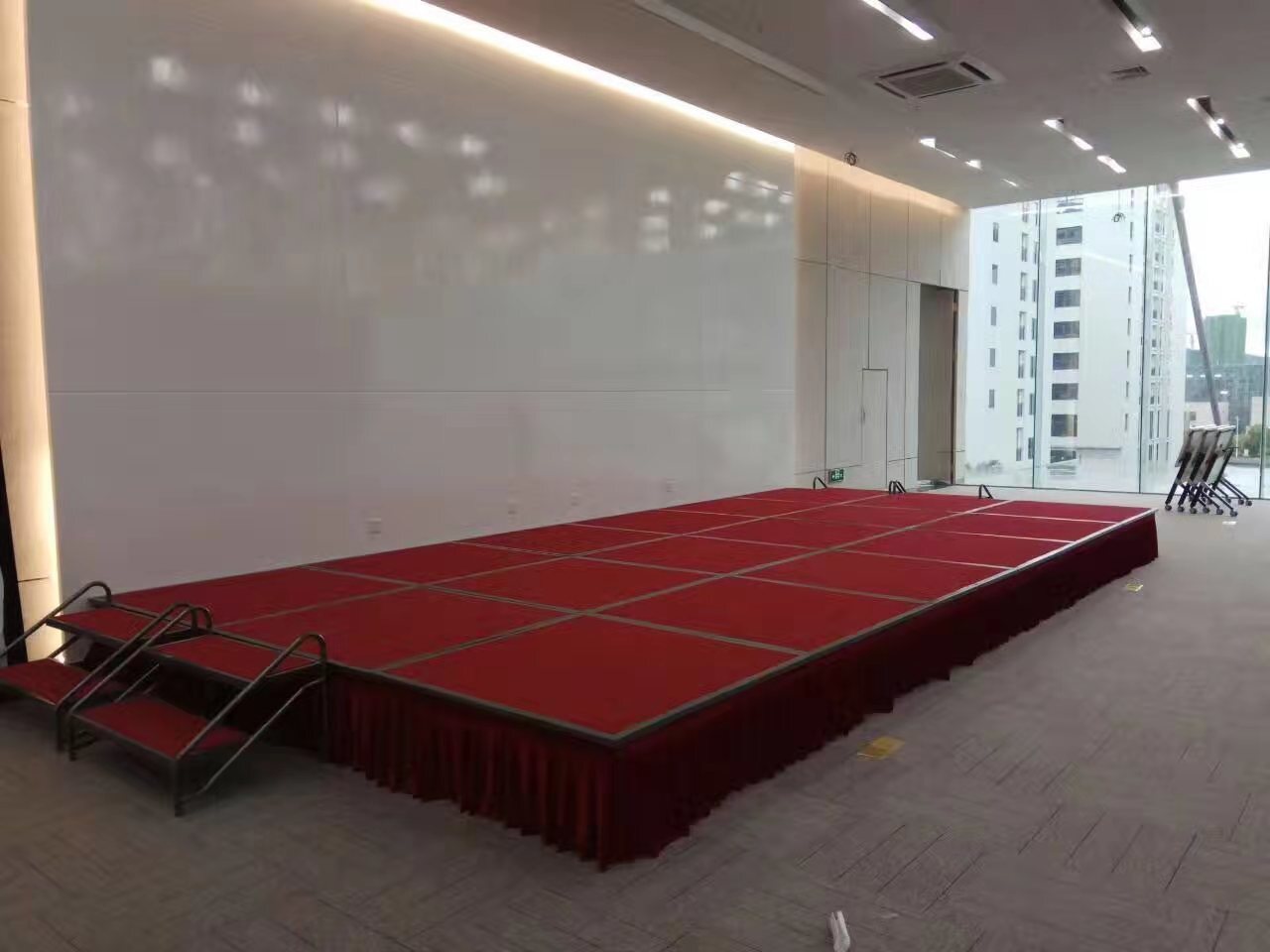 8'x4' Heavy Duty Platform Portable Height Adjustable Foldable Stage